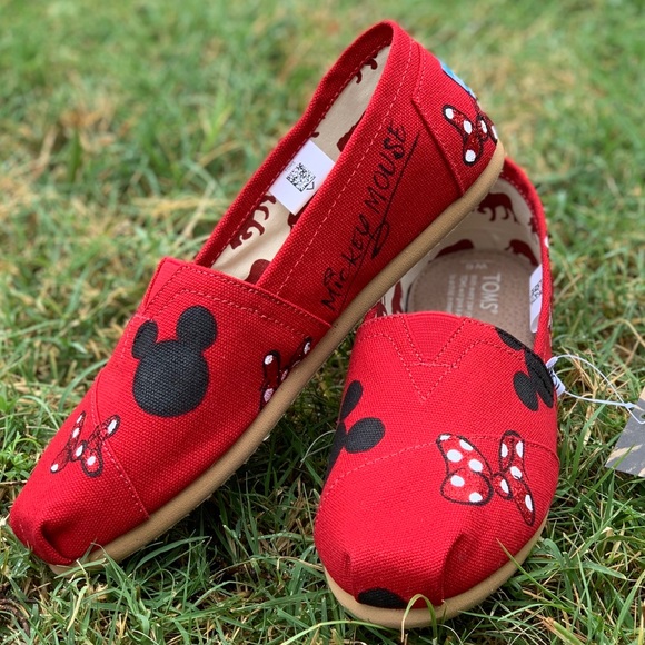 Toms | Shoes | Mickey Mouse Toms Minnie Mouse Toms Disney Toms | Poshmark